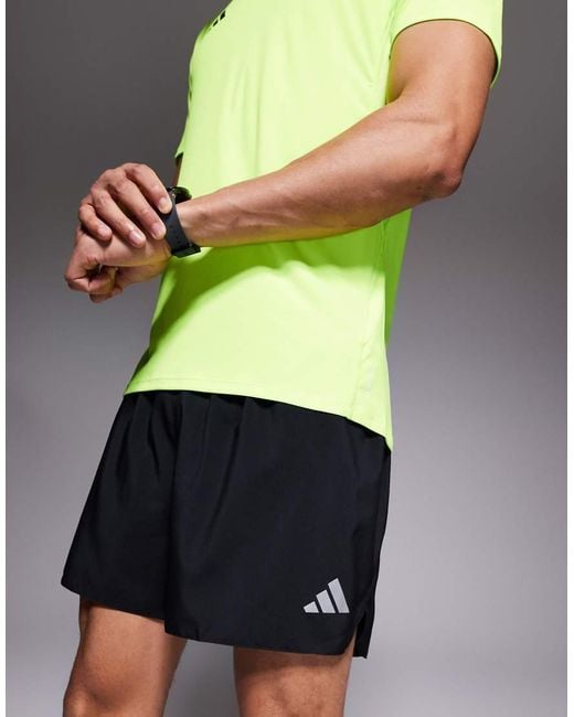 adidas Originals Adidas Running Essentials Shorts in Green for Men ...