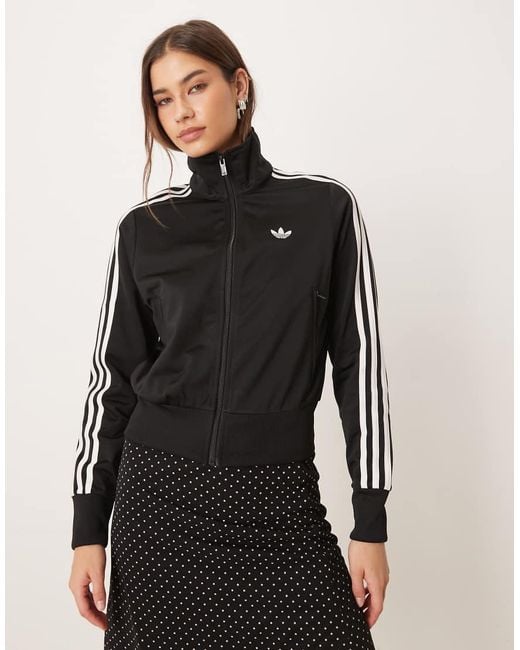 adidas Originals Firebird Classic Track Top in Black | Lyst UK