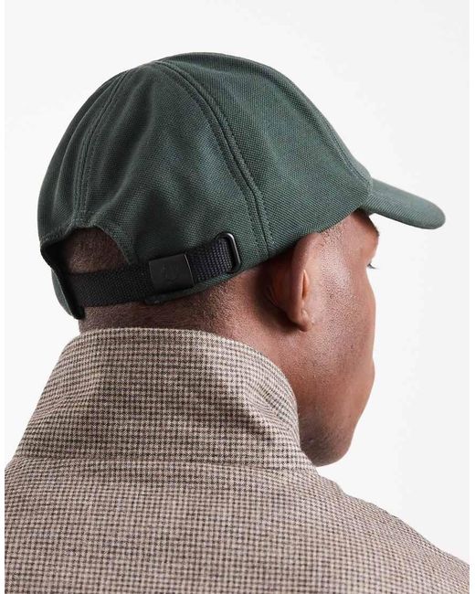 Fred Perry Pique Classic Cap in Grey for Men | Lyst UK