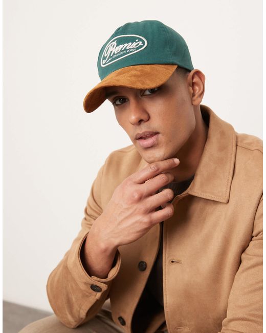 ASOS Vintage Varsity Fit Preppy Cap in Brown for Men | Lyst