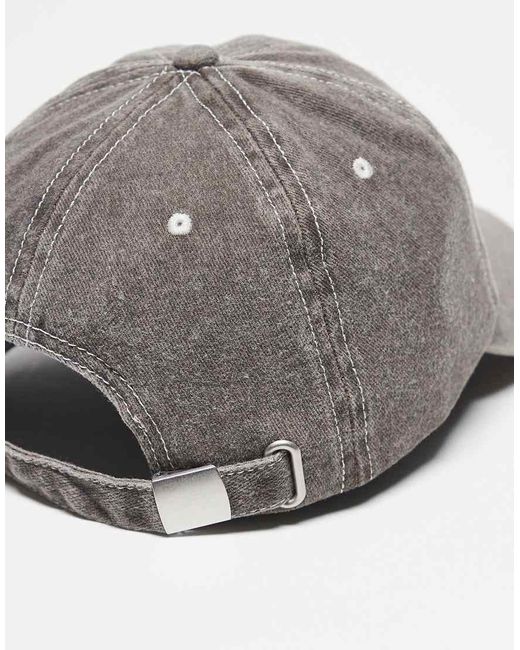 Reclaimed (vintage) Unisex Cap With Branding in Grey | Lyst UK