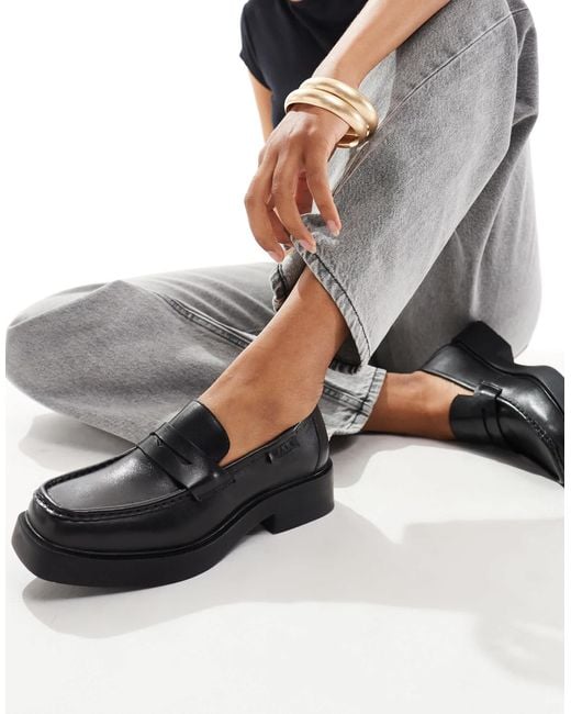 Walk London Taylor Saddle Loafers in Gray | Lyst