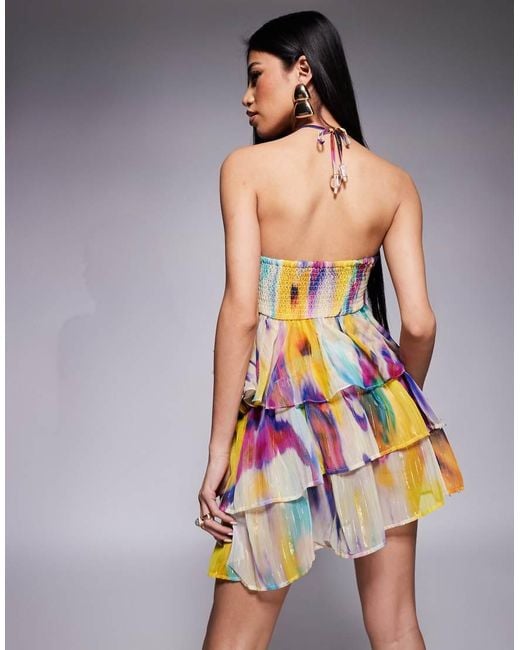 River Island Rara Mini Skirt Co-ord in Purple | Lyst UK