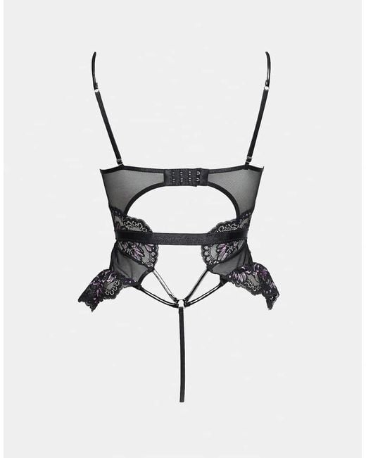 Ann Summers Crotchless Teddy in Black | Lyst UK