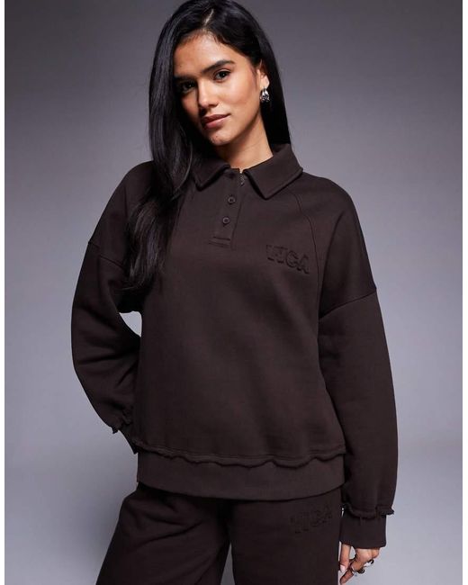 ASOS Weekend Collective Heavyweight Sweatshirt With Ski Club Graphic in ...