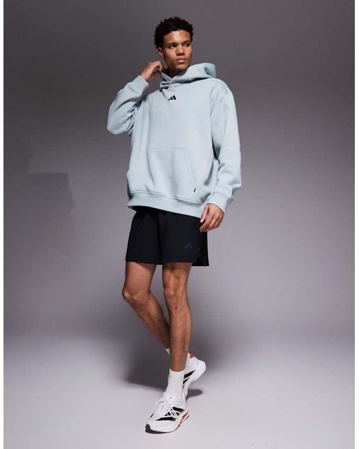 adidas Originals Adidas Training Power Oversized Hoodie in Grey for Men ...