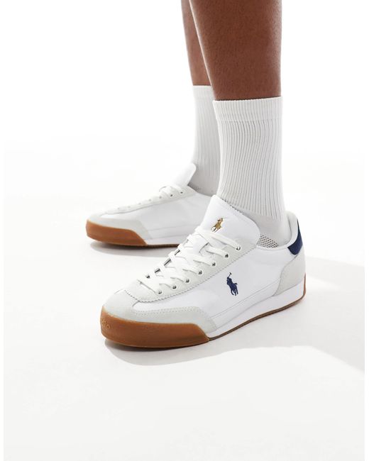 Polo Ralph Lauren Hester Trainer in White for Men | Lyst