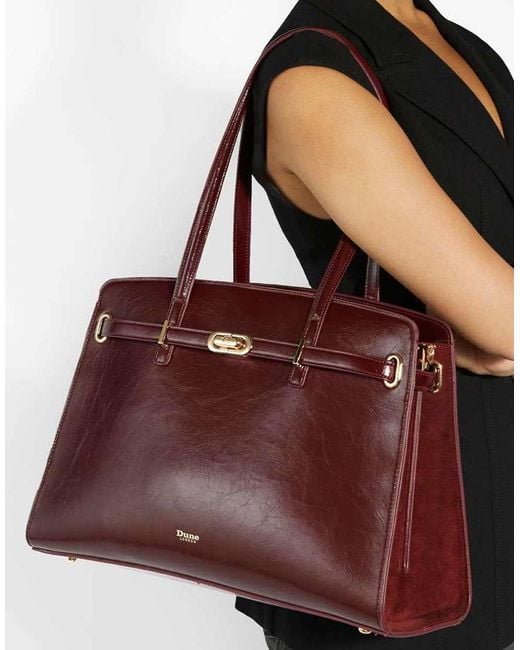 Dune Define Tote Bag in Purple | Lyst UK