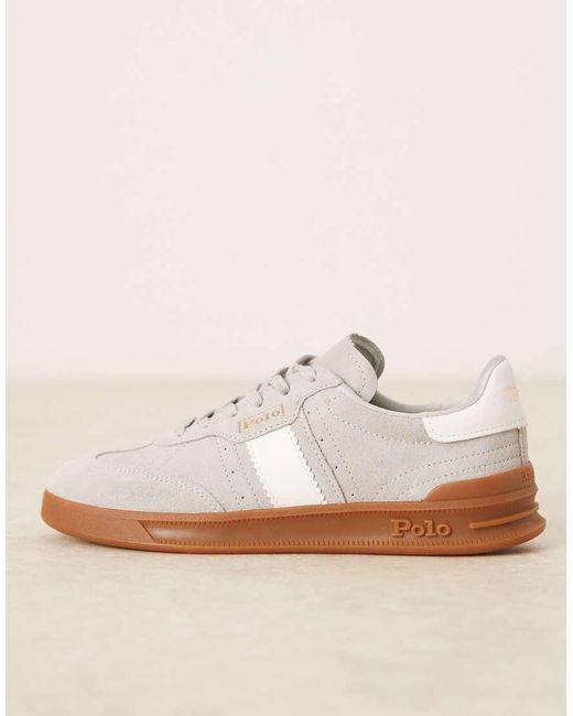 Polo Ralph Lauren Heritage Area Trainer in Blue | Lyst UK
