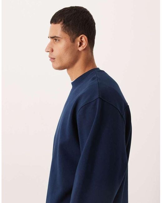 ASOS Circular Oversized Sweatshirt in Blue for Men | Lyst UK