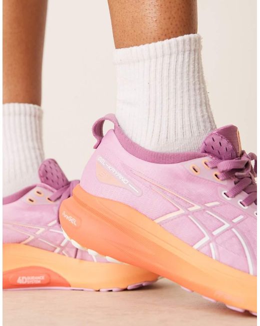 Asics Gel-Kayano 31 Stability Running Trainers in Pink | Lyst UK