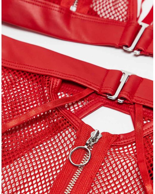 Ann Summers Zorah Crotchless Set in Red | Lyst UK