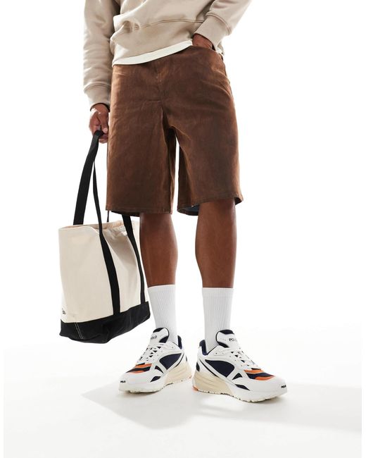 Polo Ralph Lauren Trackstr 275 Trainer in White for Men | Lyst