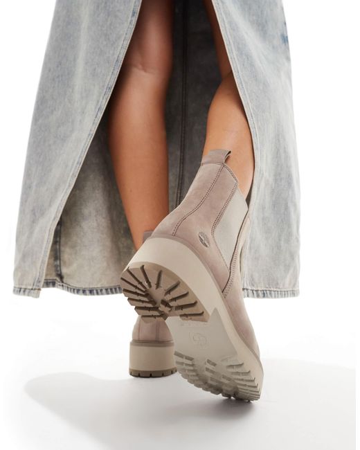 Timberland Carnaby Cool Mid Chelsea Boot in White | Lyst