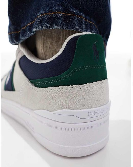 Polo Ralph Lauren Masters Sport 125 Trainer in Blue for Men | Lyst UK