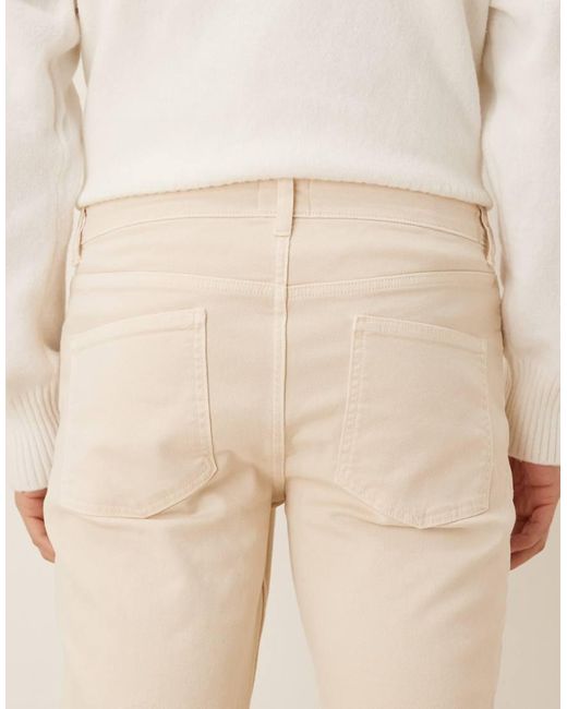 ASOS Slim Fit Comfort Stretch Jeans in Natural for Men | Lyst UK