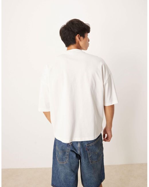 ASOS Heavyweight Boxy Oversized T-shirt With Fruit Print in White for Men | Lyst