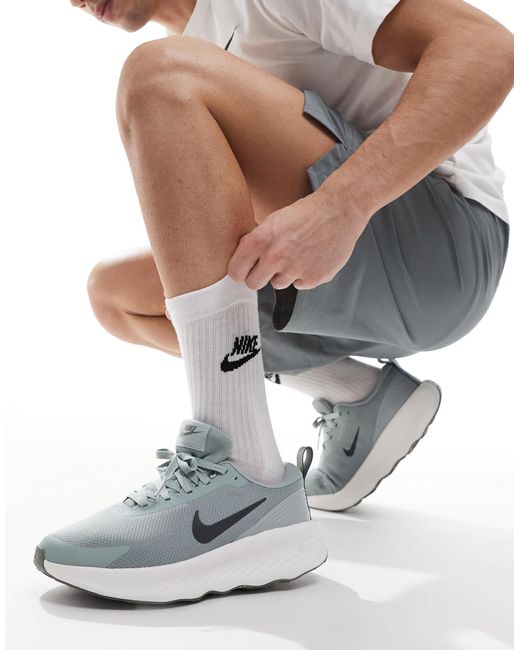 Nike Legend Essential 4 Sneakers in Gray for Men | Lyst