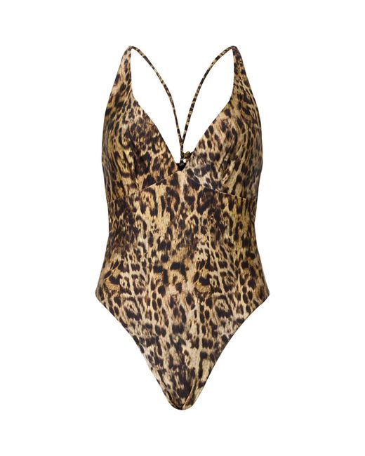 AllSaints Saph Swimsuit in Natural | Lyst