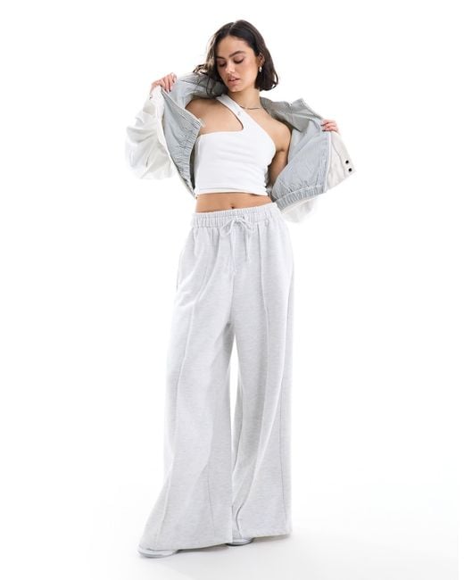 Nike Mdc Cropped Woven Bomber Jacket in White | Lyst