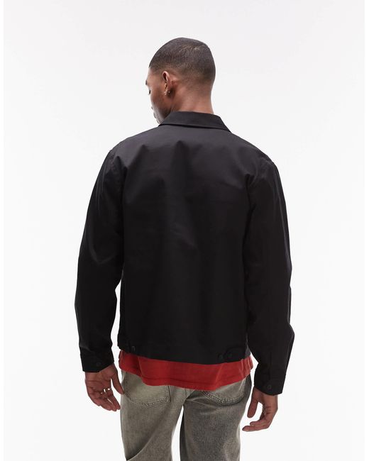 Lacoste Trucker Jacket in Red for Men | Lyst