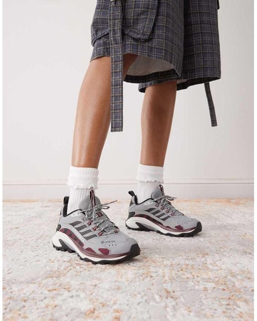 Merrell Moab Speed 2 Gtx Sneakers in Grey | Lyst UK
