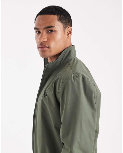 Fred Perry Brentham Jacket in Grey for Men | Lyst UK