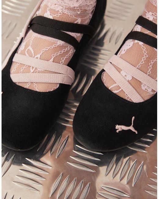 PUMA Speedcat Ballet Flats in Brown | Lyst