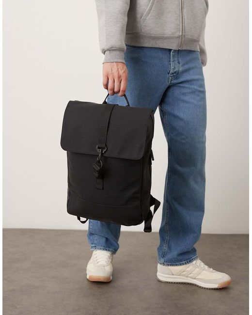 Mango Sleek Backpack With Compact Design in Black for Men | Lyst UK