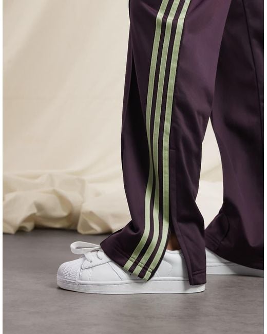 adidas Originals X Asos Firebird Track Pants in Purple | Lyst UK
