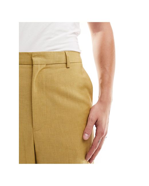 Asos Vintage Flare Suit Trouser In Metallic For Men Lyst