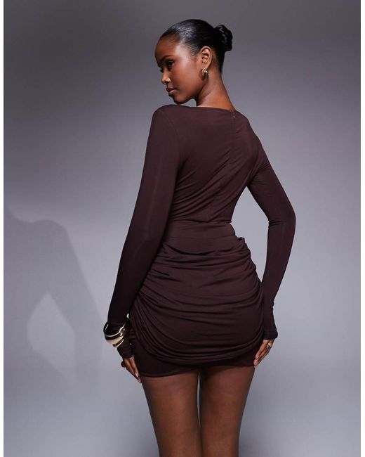 Wanderdoll Ashtin Second Skin Shoulder Pad Slash Neck Long Sleeve ...