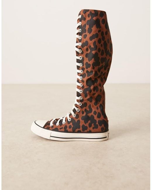 Converse Chuck Taylor All Star Xx-hi Trainers in Natural | Lyst UK