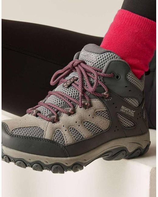 Regatta Edgepoint Iv Technical Waterproof Mid Walking Boots in Grey ...