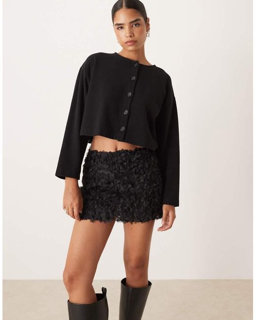 Collective The Label Mini Skirt in Black | Lyst UK