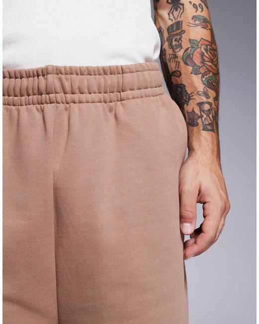 ASOS Premium Heavyweight Wide Leg Trackies 400gsm for Men | Lyst