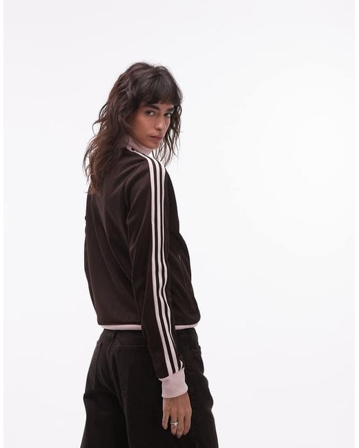 adidas Originals Classic Track Jacket in Black | Lyst UK