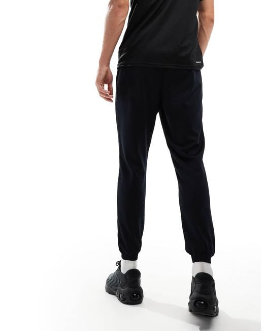 ASOS Tapered Thermal Fleece Lined Running Trackies With Zip Pockets in ...