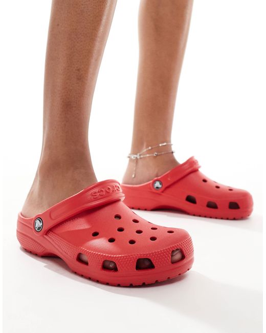 Crocs™ Classic Clog in Red | Lyst