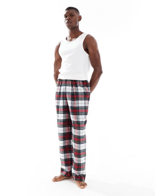 ASOS Lounge Bottoms in White for Men | Lyst UK