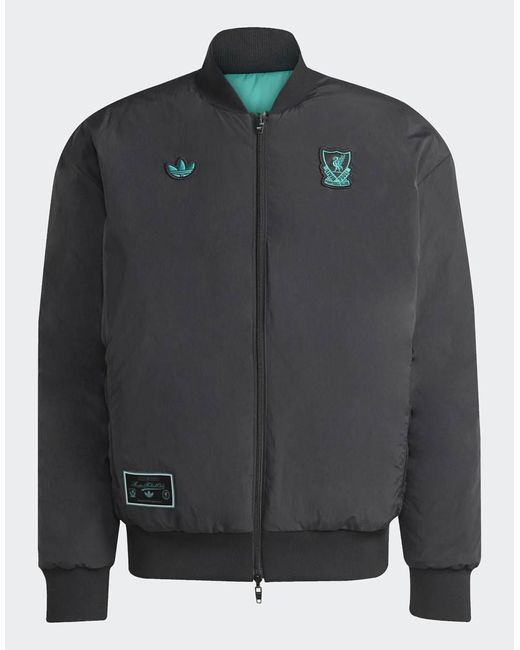 adidas Originals Liverpool Fc Terrace Icons Jacket in Blue for Men ...
