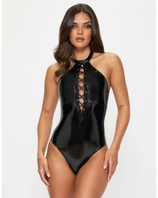 Ann Summers Fixation Crotchless Body in Black | Lyst UK
