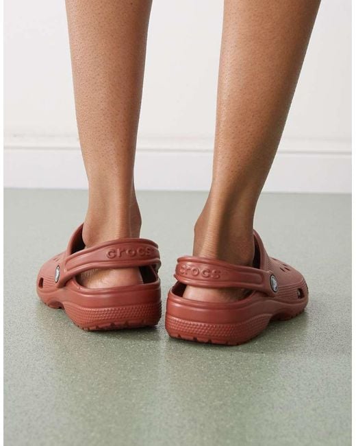 Crocs™ Classic Clogs in Brown | Lyst UK