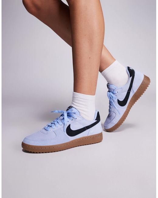 Nike Field General Sneakers With Gum Soles in Blue | Lyst