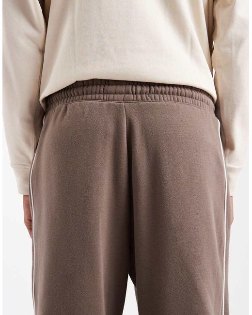 Hollister Super baggy Uncuffed Trackies in Natural for Men | Lyst UK