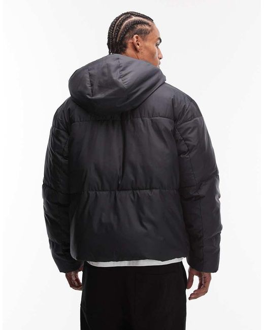 ASOS Peakmaxtm Puffer Jacket in Grey for Men | Lyst UK
