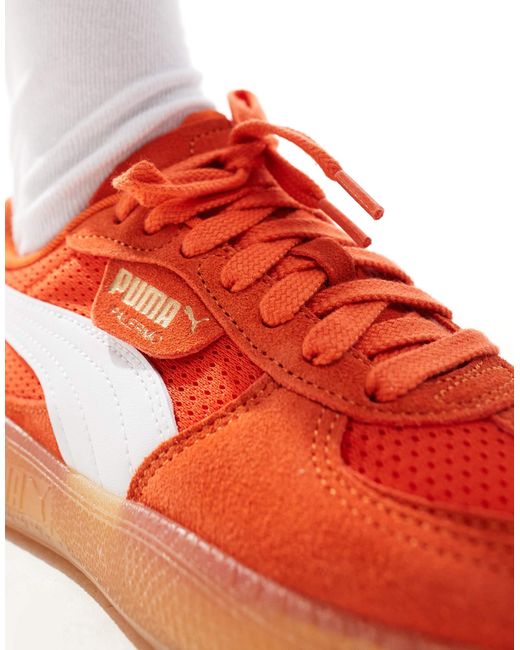 PUMA Palermo Vintage Moda Sneakers in Red | Lyst