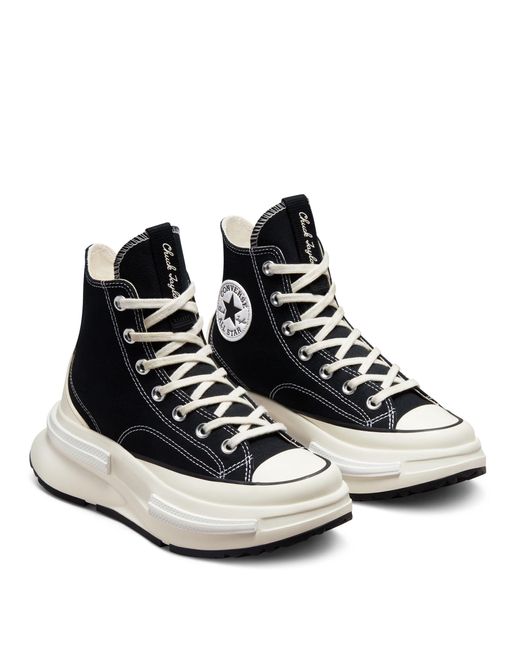 Converse Run Star Legacy Cx Hi Sneakers in Black | Lyst