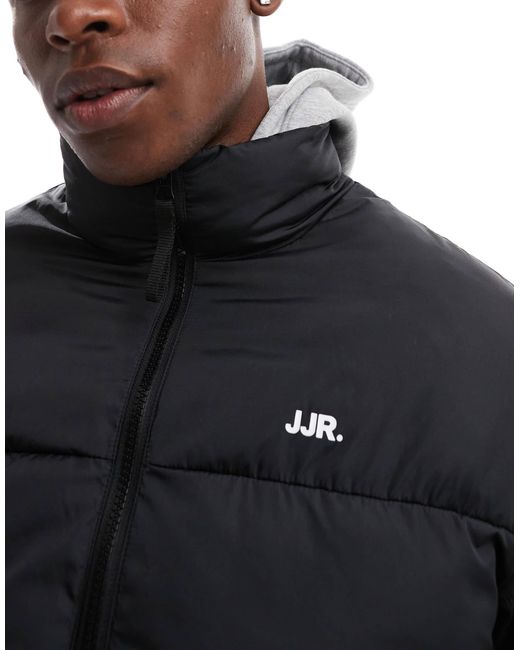 JJ Rebel Puffer Jacket in Blue for Men | Lyst