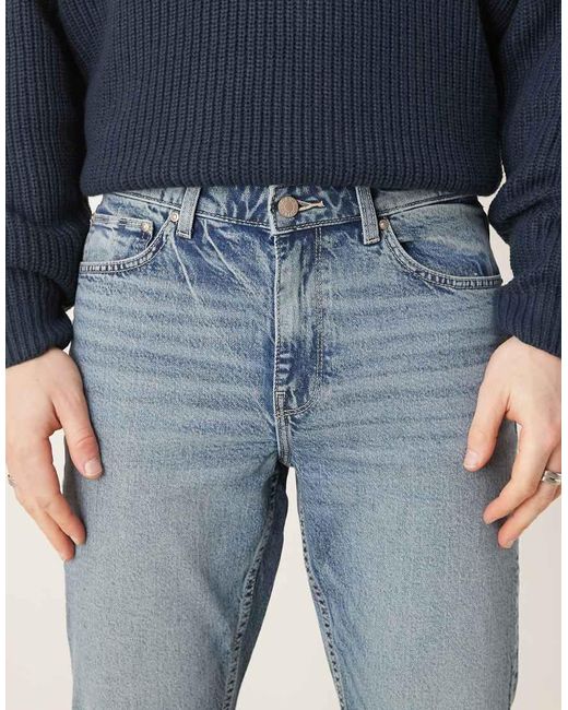 ASOS Stretch Flare Jeans in Blue for Men | Lyst UK